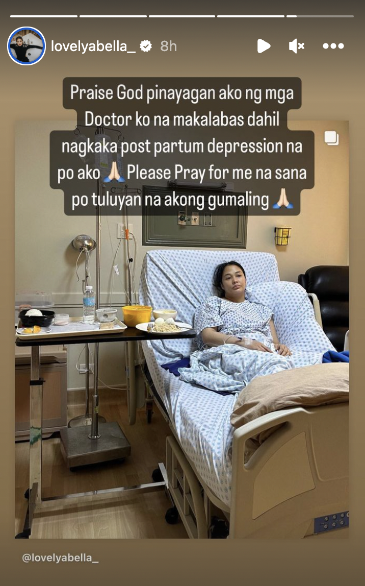 Lovely Abella undergoes surgery due to infection after childbirth | Inquirer Entertainment