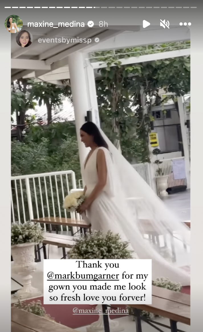 Maxine Medina, non-showbiz fiancé are now married | Inquirer Entertainment