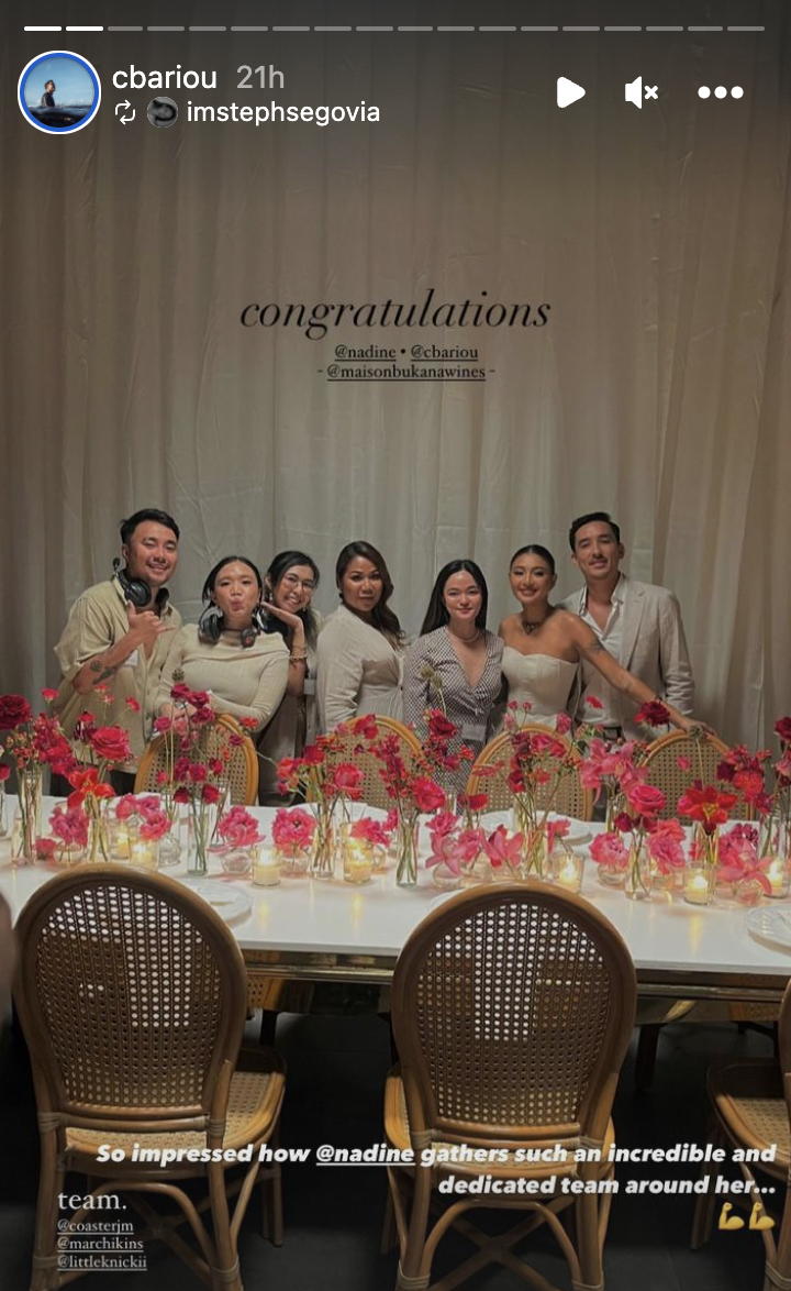 Nadine Lustre, BF Christophe Bariou launch wine business | Inquirer ...