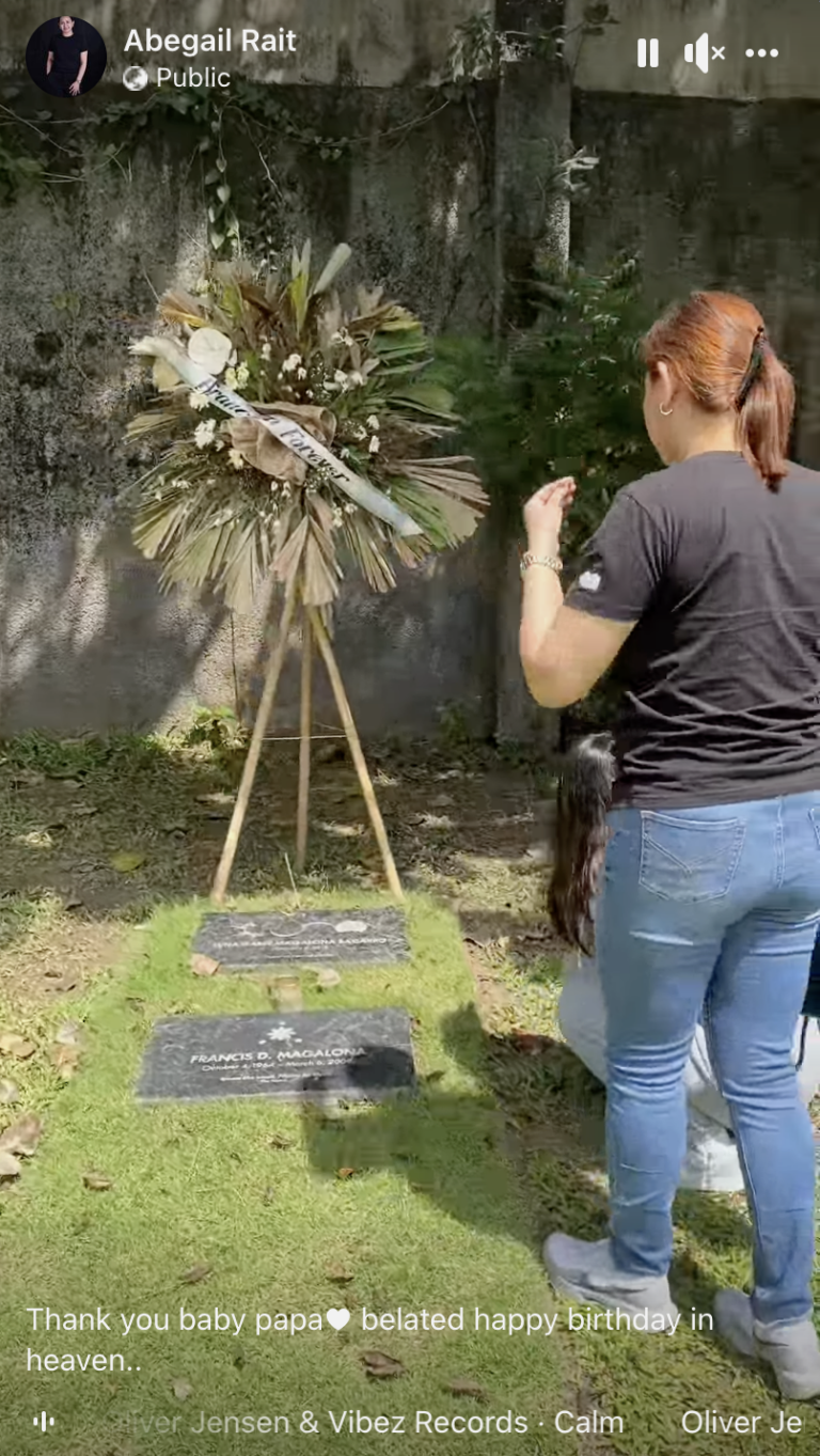 Abegail Rait ‘grateful’ for being included in Francis M's legacy