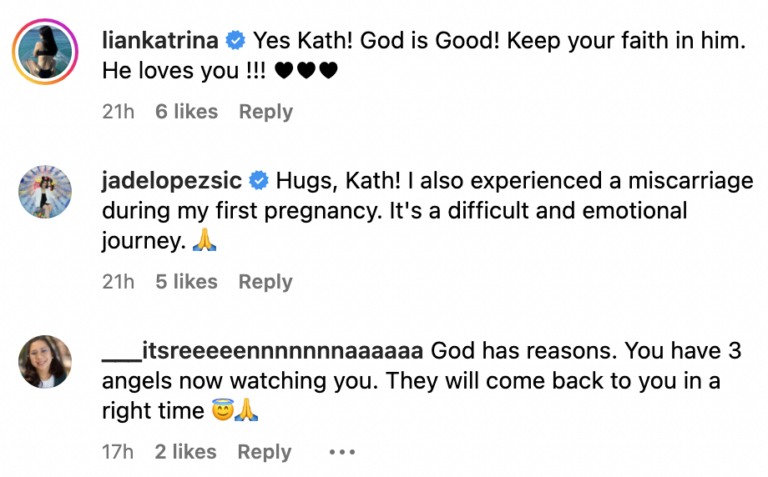 Kathleen Hermosa reveals she was pregnant with triplets | Inquirer ...