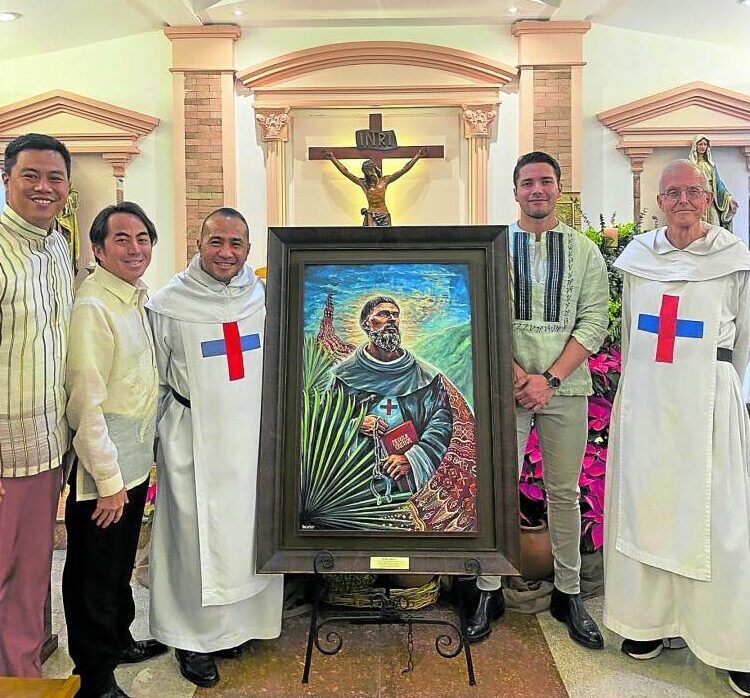 Ukrainian model-DJ-turned-artist tries hand at religious painting ...