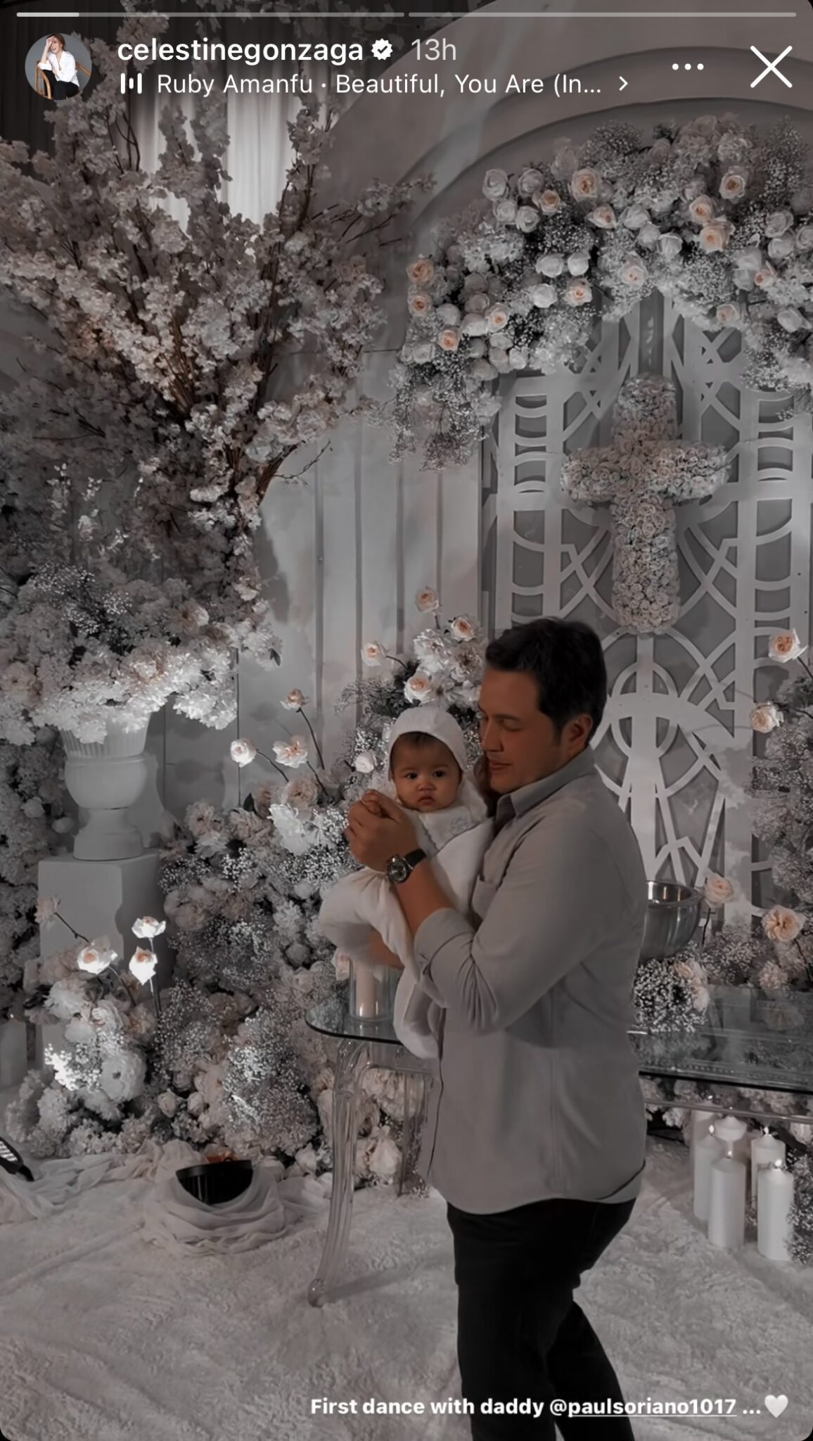 Toni Gonzaga, Paul Soriano dedication ceremony for baby Polly