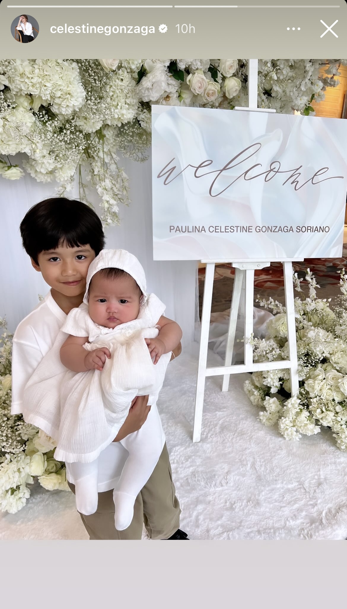 Toni Gonzaga, Paul Soriano dedication ceremony for baby Polly