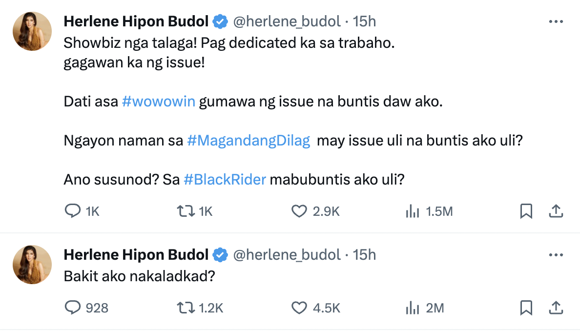 Herlene Budol cries foul over 'made-up issues'