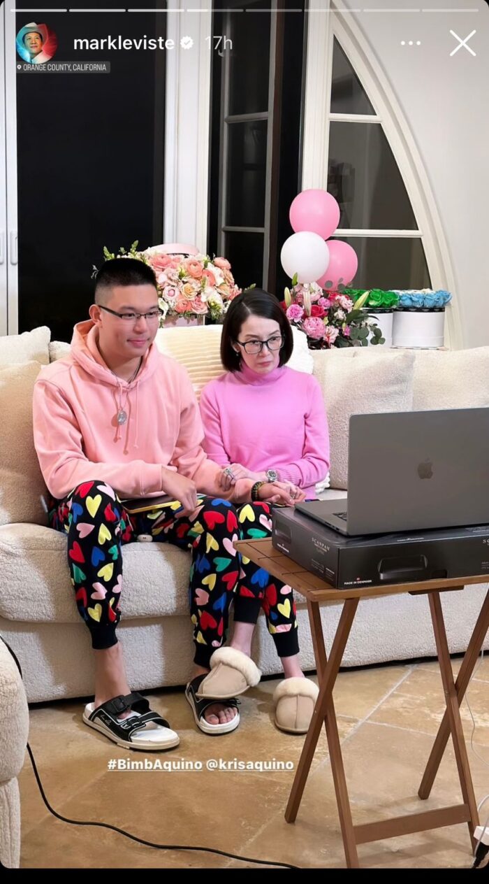 Mark Leviste gives Kris Aquino 53 roses on her birthday