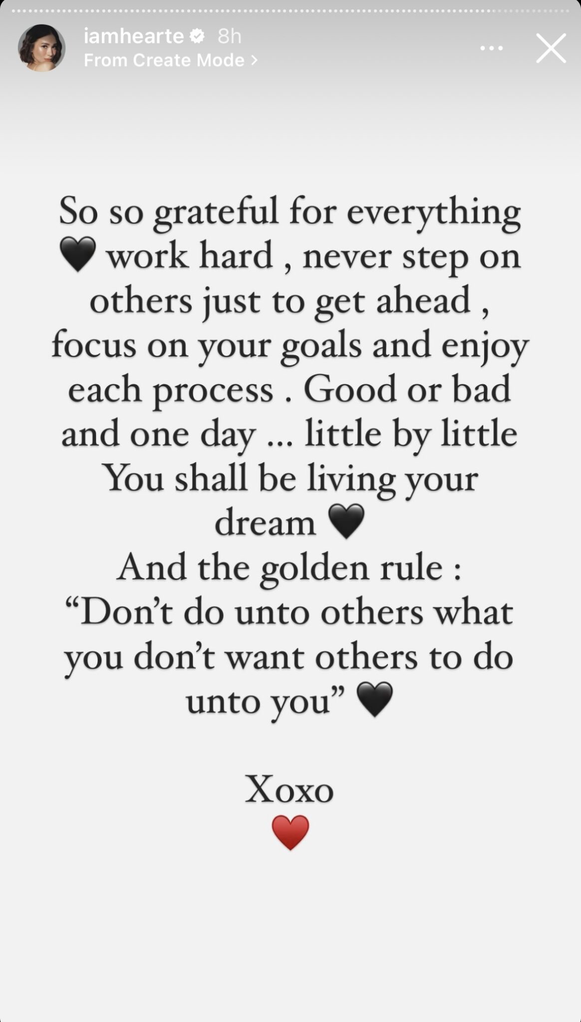 Heart Evangelista reminds to ‘not step on others to get ahead’