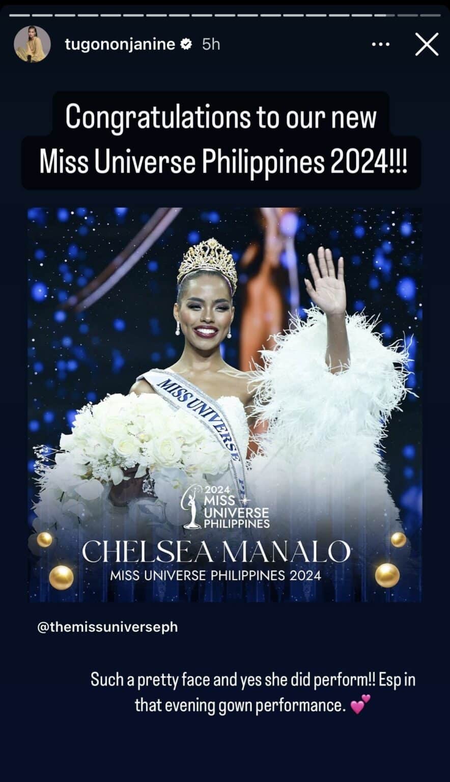 Chelsea Manalo’s MUPH win celebrated by beauty queens, fans