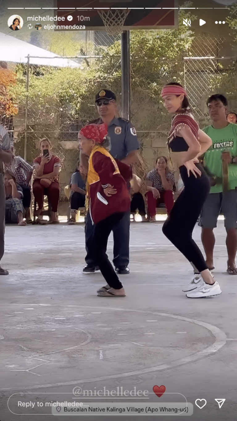 Michelle Dee receives tattoo from Apo Whang-Od after tribute gown