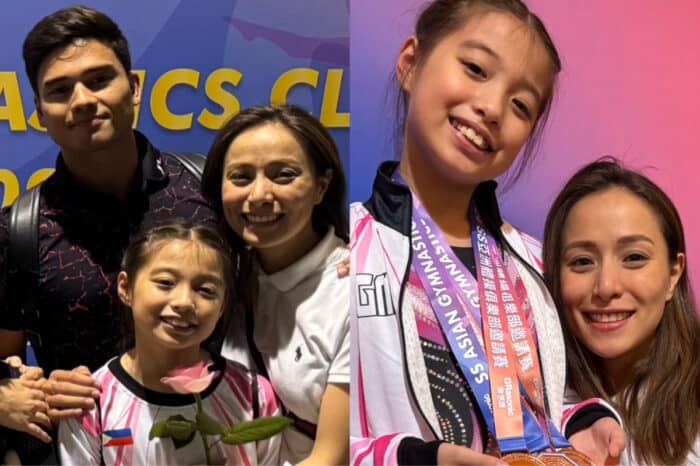 Cristine Reyes' daughter wins in Hong Kong gymnastics event