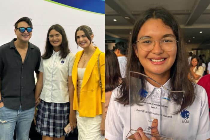 John Estrada, Priscilla Meirelles laud academic achiever daughter