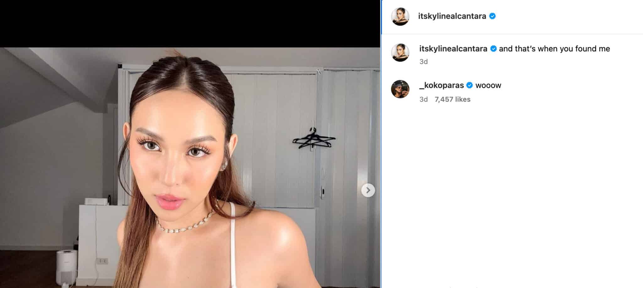 Kobe Paras wowed by Kyline Alcantara's beauty