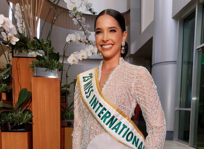 Reigning Miss International Andrea Rubio arrives in Manila