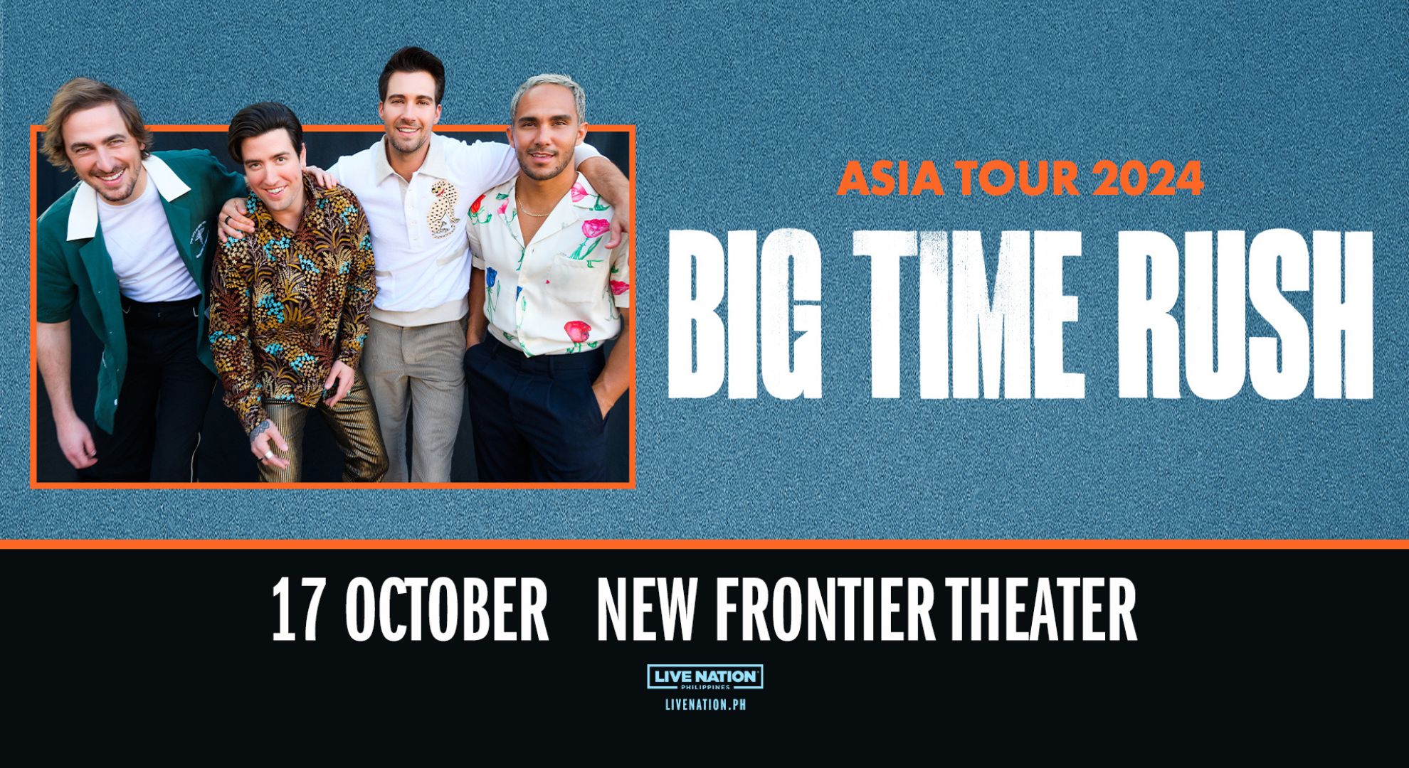 Big Time Rush announces debut Asia tour Manila, 17 October at New ...