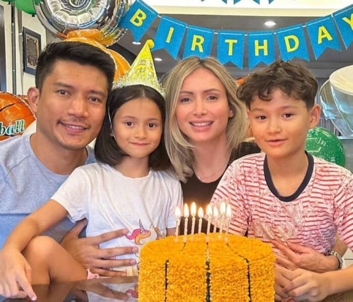 James Yap, partner Michela Cazzola together on son’s birthday