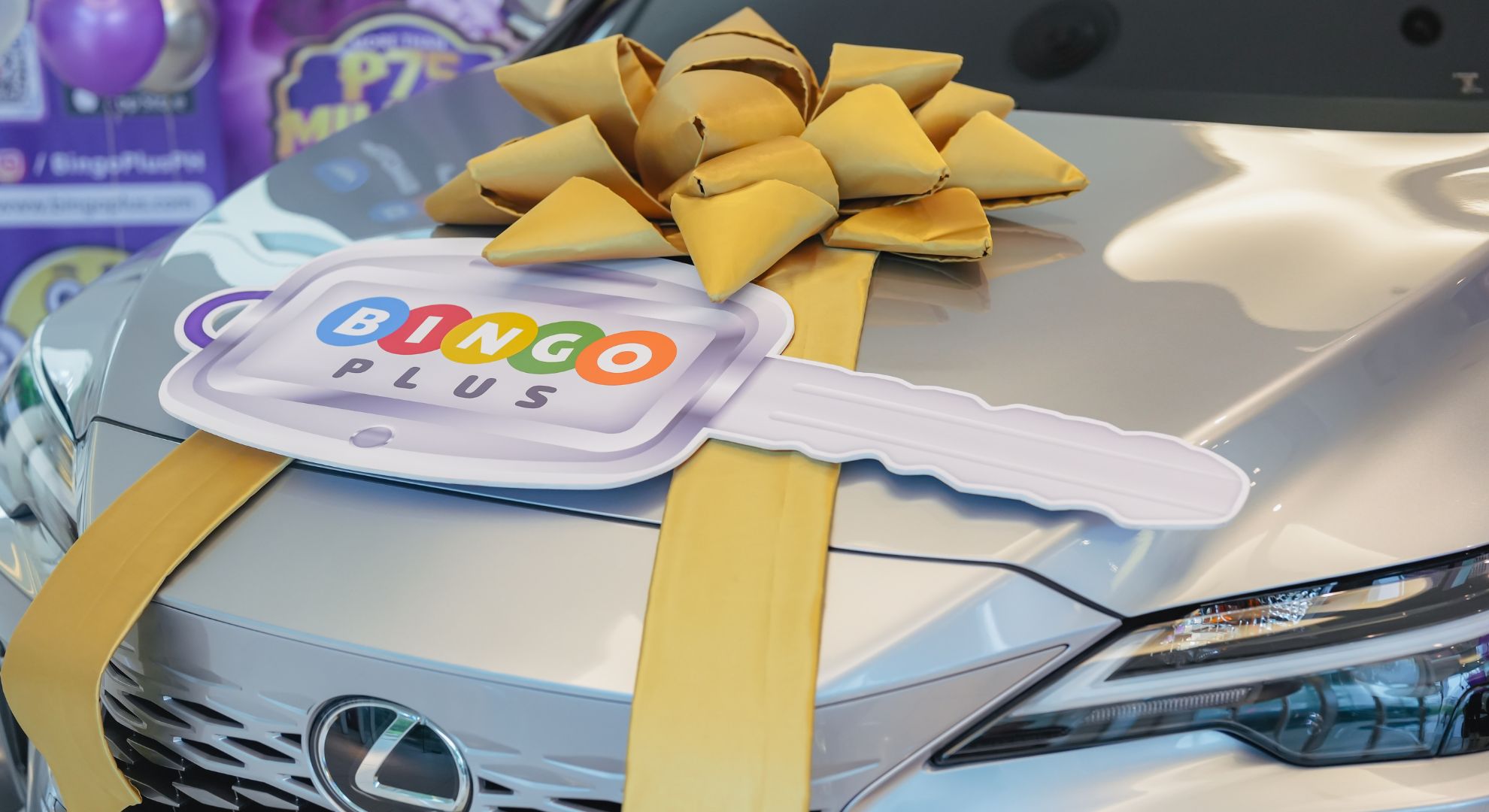 BingoPlus hands Lexus key to 100% Luck grand prize winner | Inquirer ...