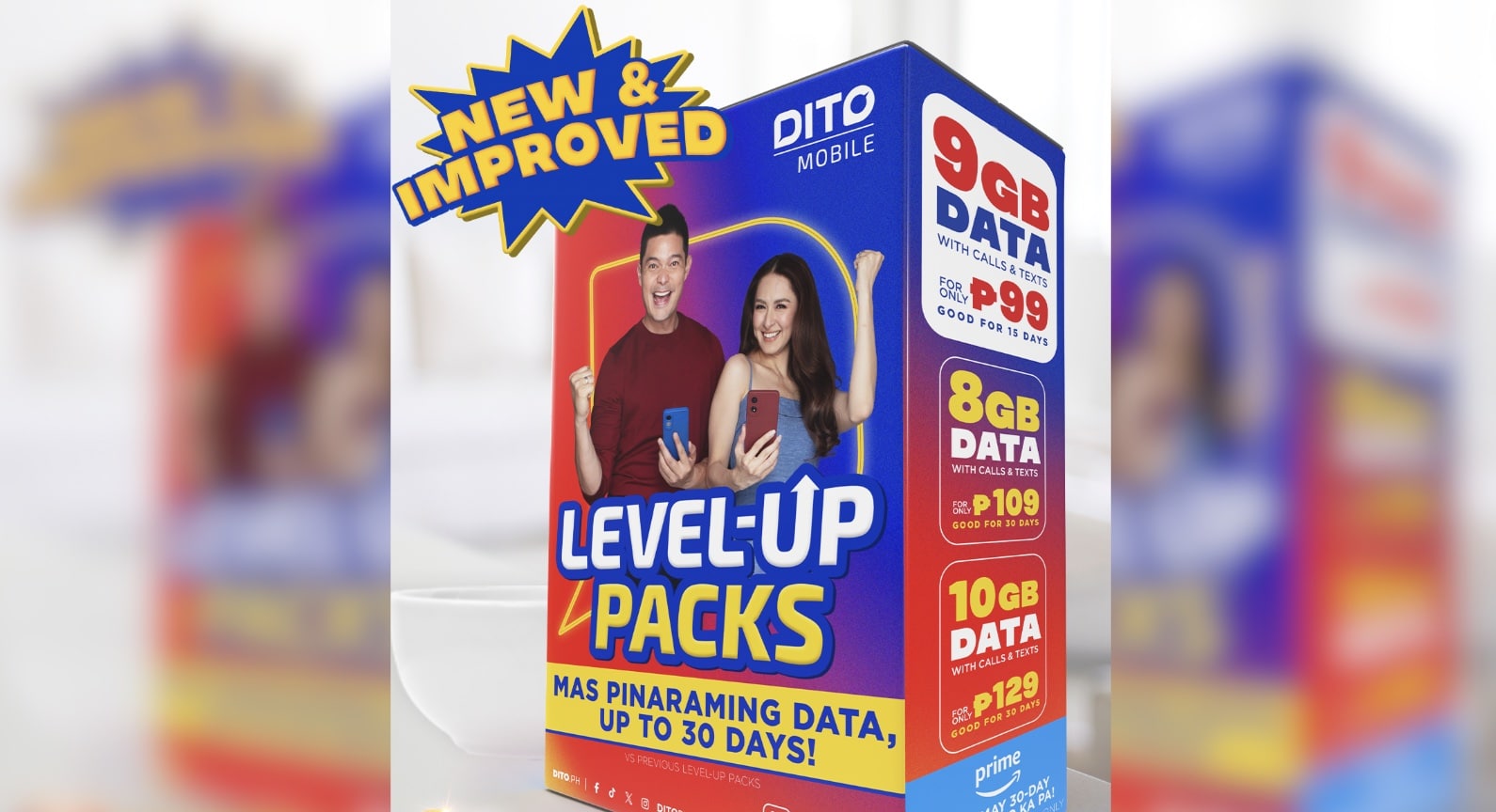 DITO launches new and improved level-up packs with more data and Prime ...