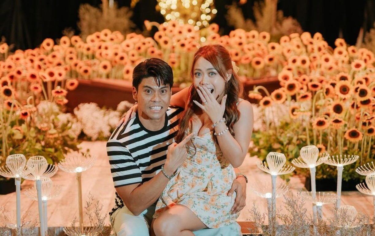 Jerald Napoles on the ring he made for Kim Molina