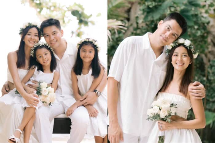 Bianca Gonzalez, JC Intal renew wedding vow on 10th anniversary