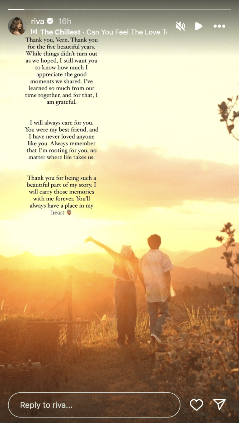 Riva Quenery, Vern Ong confirm split: ‘No goodbyes’