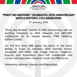 GMA, ABS-CBN collab for ‘Pinoy Big Brother: Celebrity Edition’