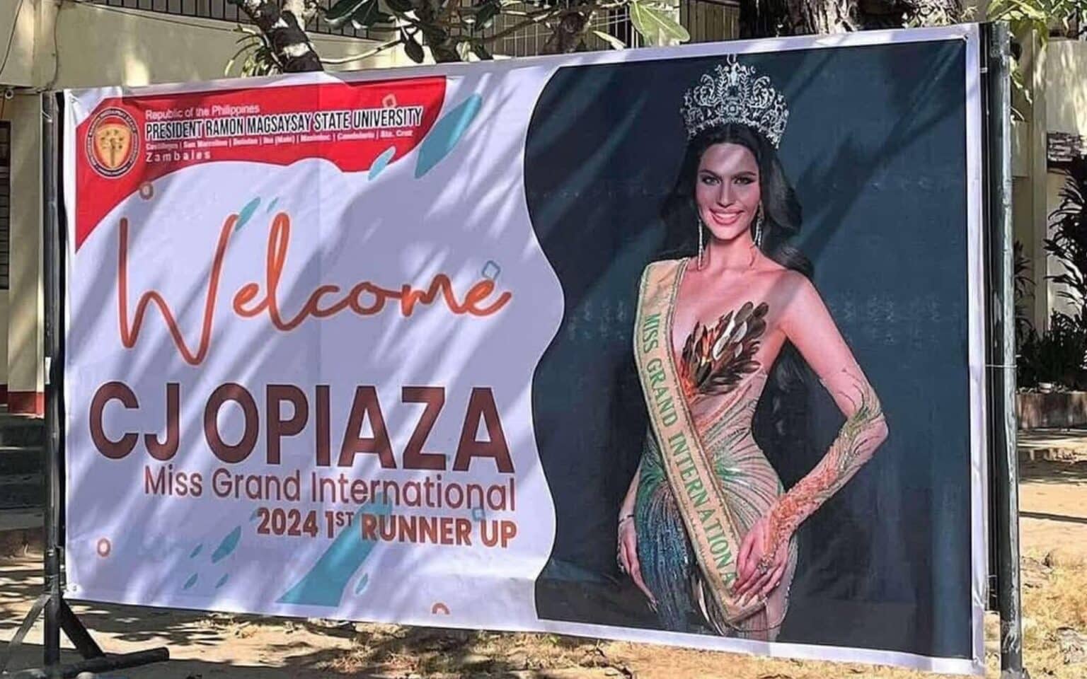 Zambales university apologizes for CJ Opiaza photo gaffe