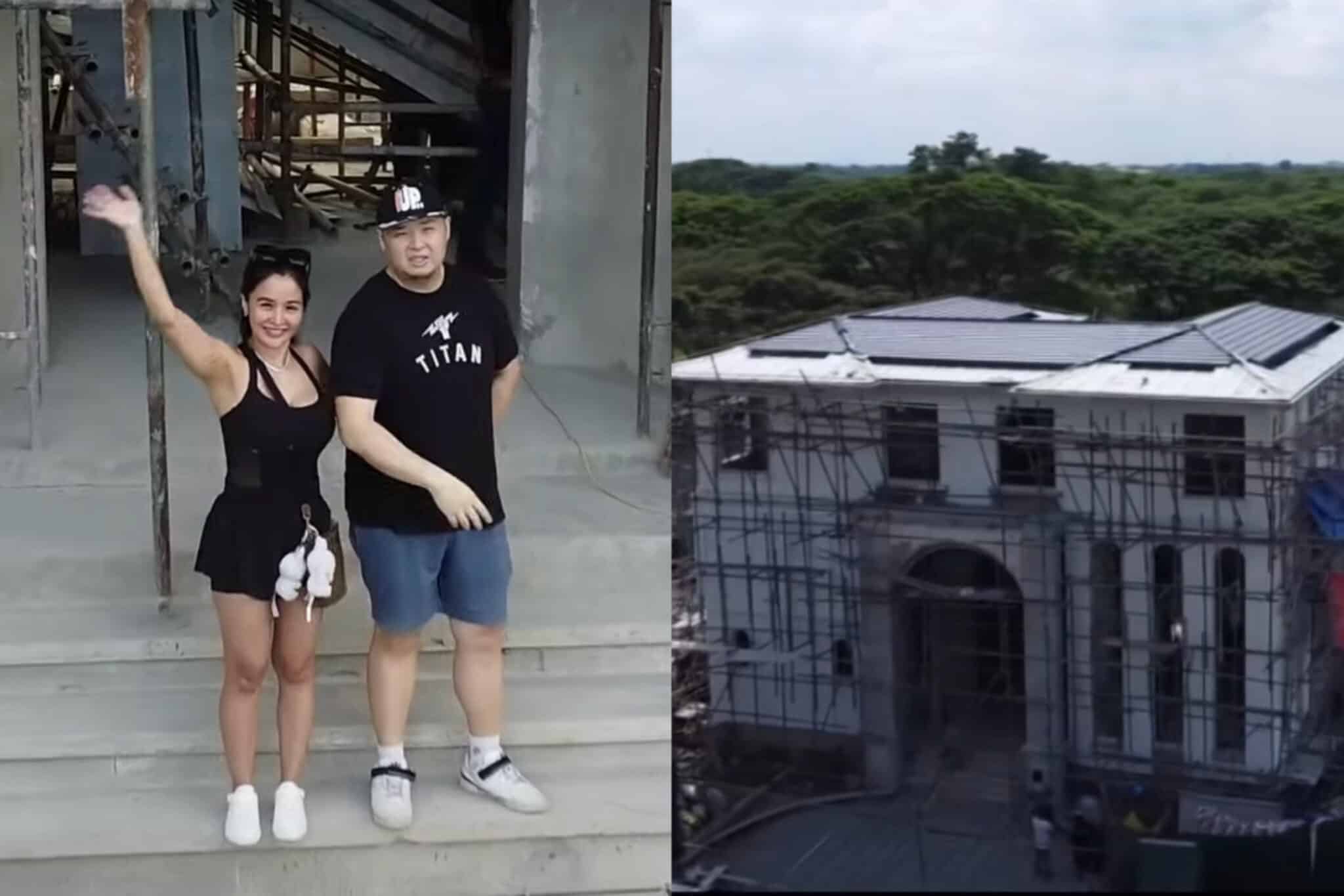 Kris Bernal gives tour of house under construction