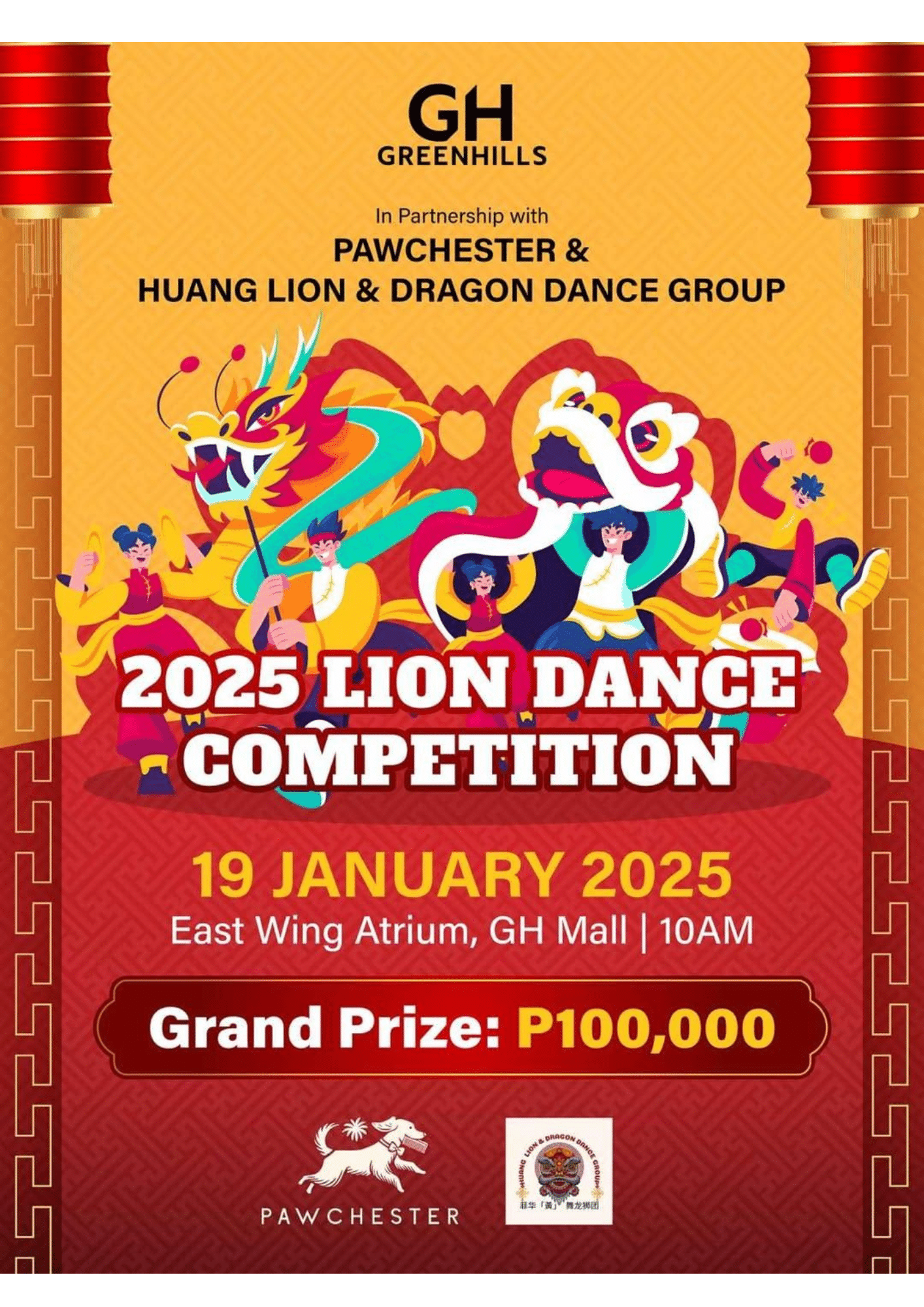 GH Mall hosts first Lion Dance Competition with P100K grand prize for ...