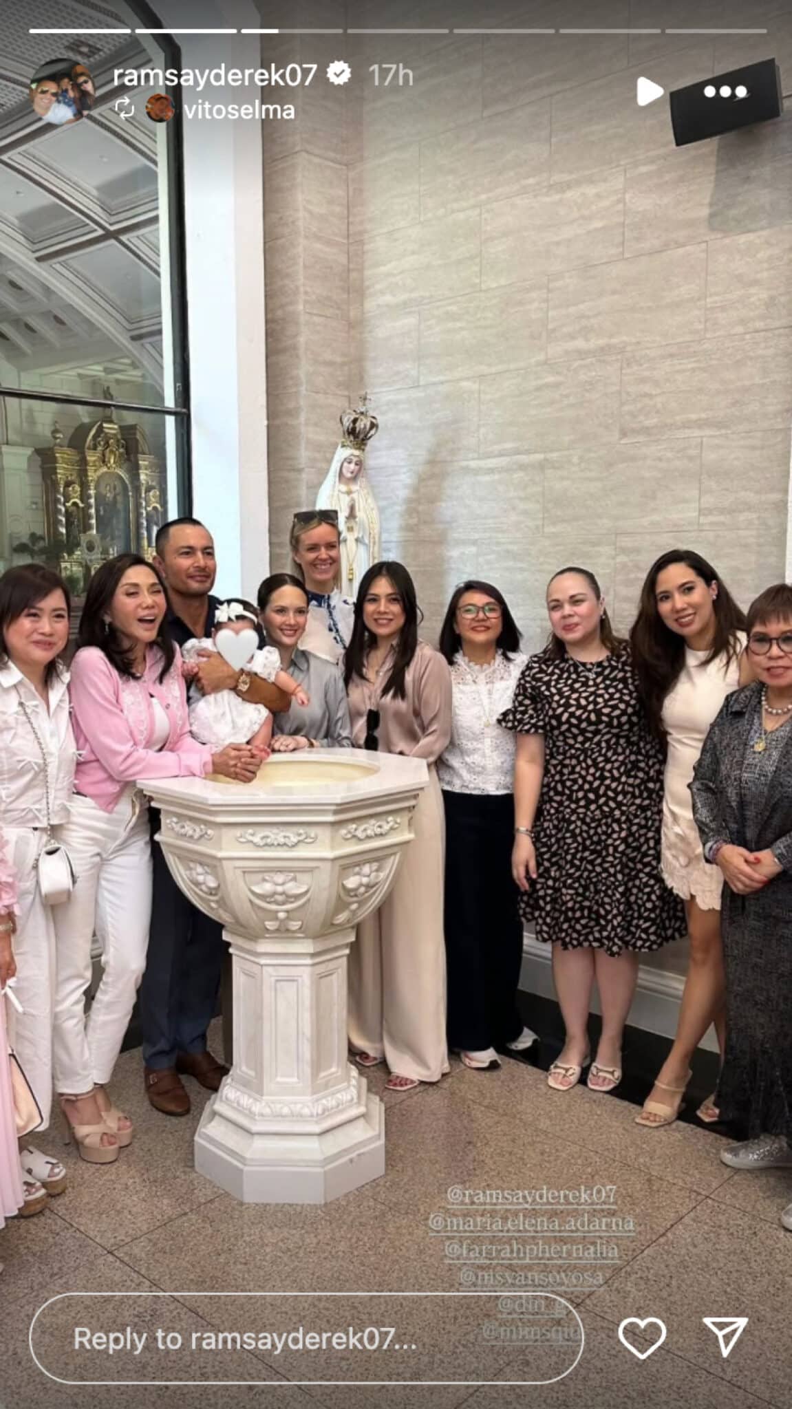 Ellen Adarna, Derek Ramsay get daughter Liana baptized