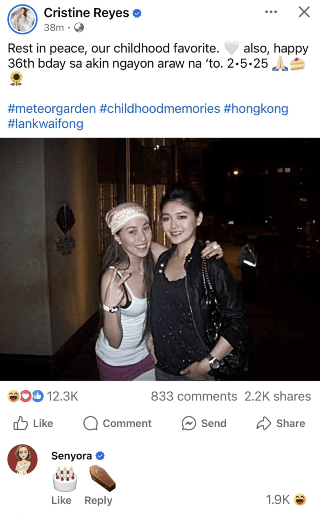 Cristine Reyes’ tribute post to Barbie Hsu goes viral