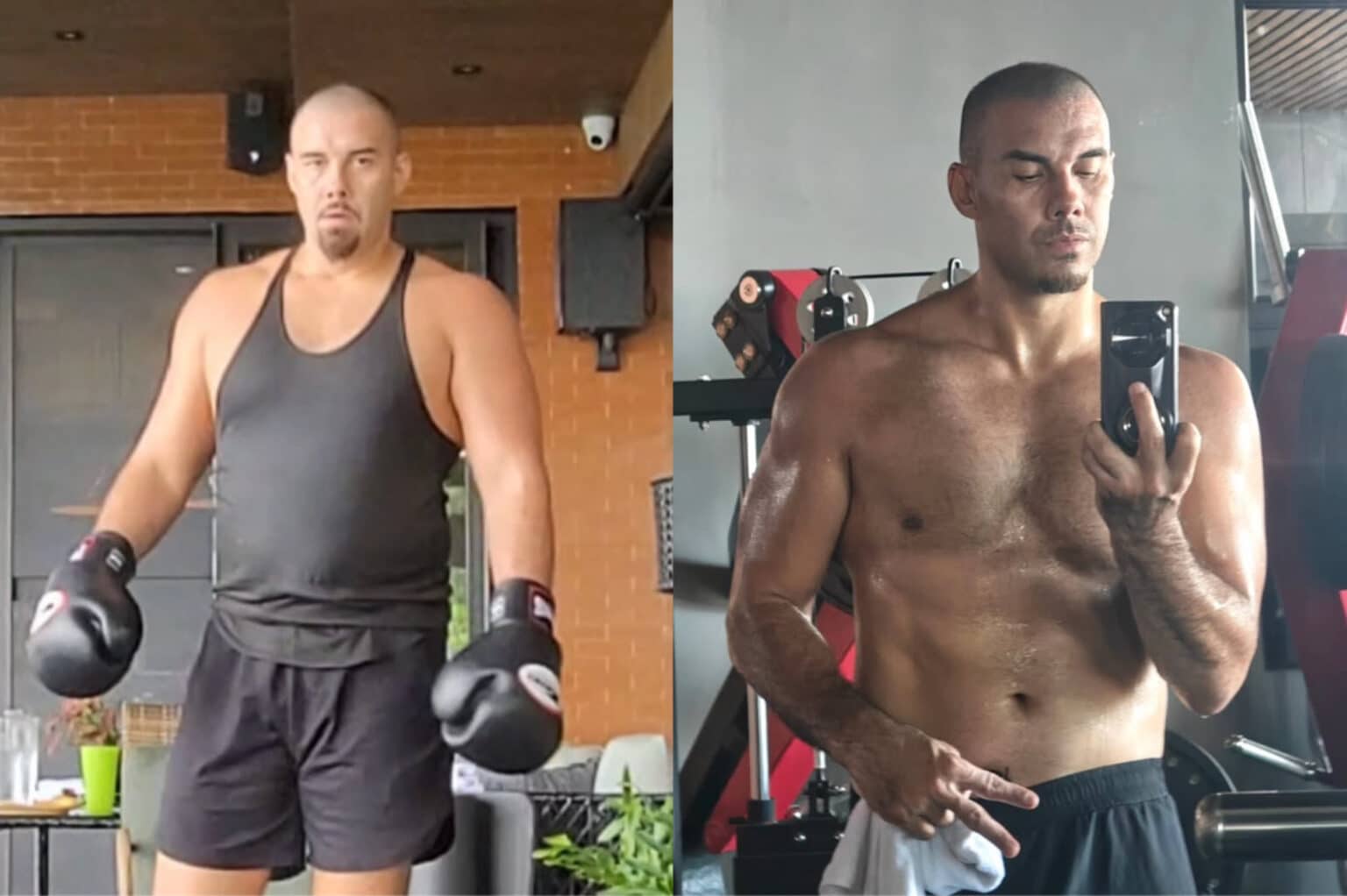 Doug Kramer shows off 30-lb weight loss at 42