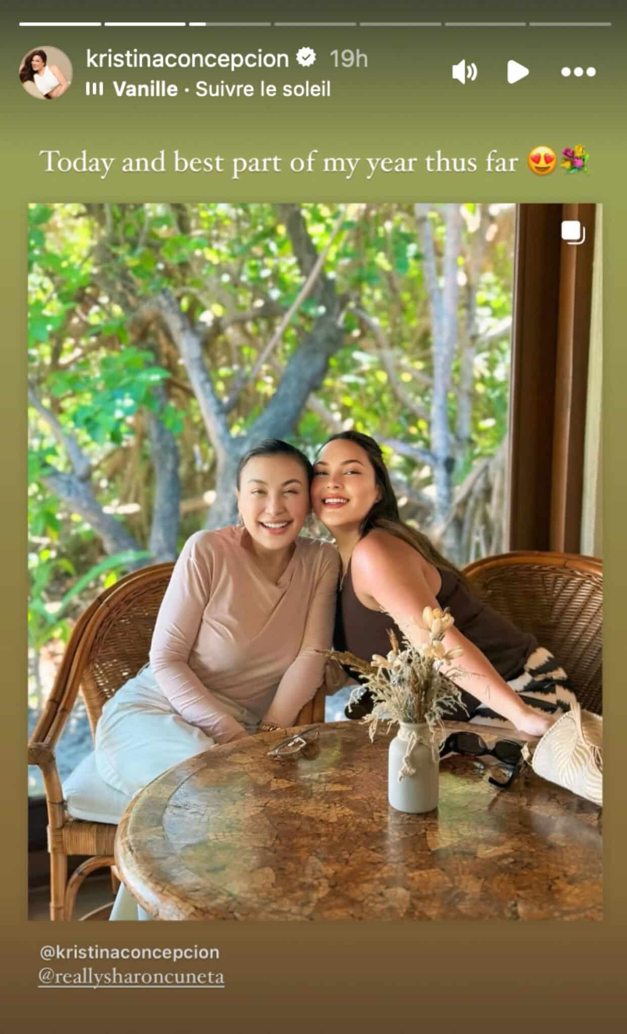 KC Concepcion enjoys 40th birthday with mom Sharon Cuneta