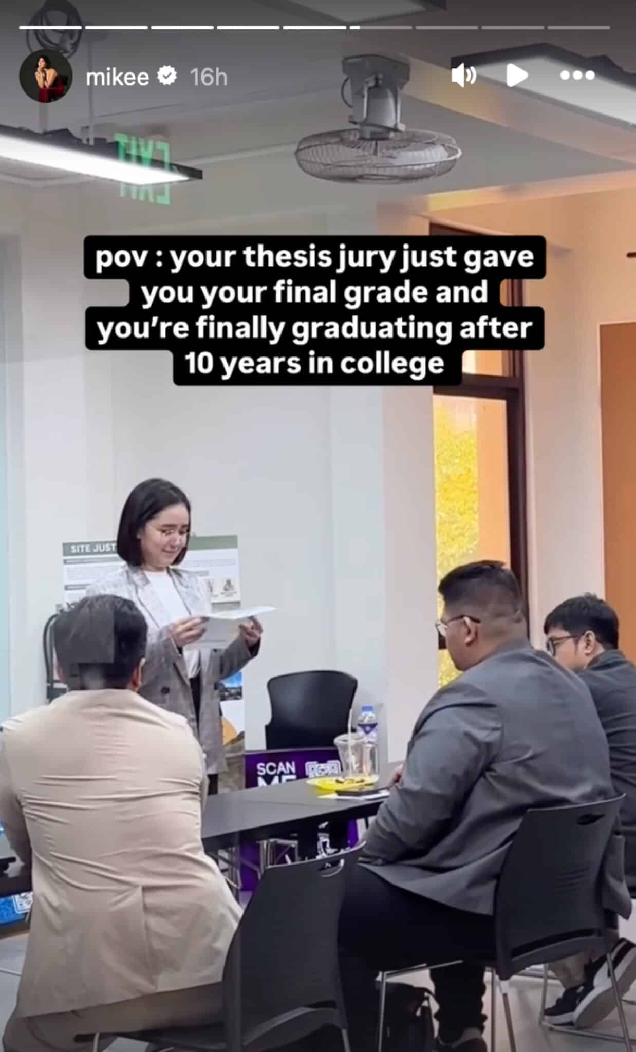Mikee Quintos finally set to graduate after 10 years in college