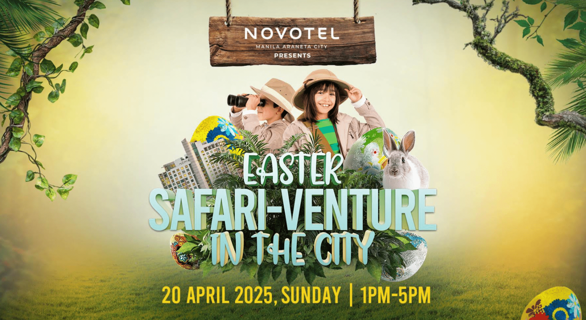 Hop into a family Easter Safari-Venture in the city at Novotel Manila ...