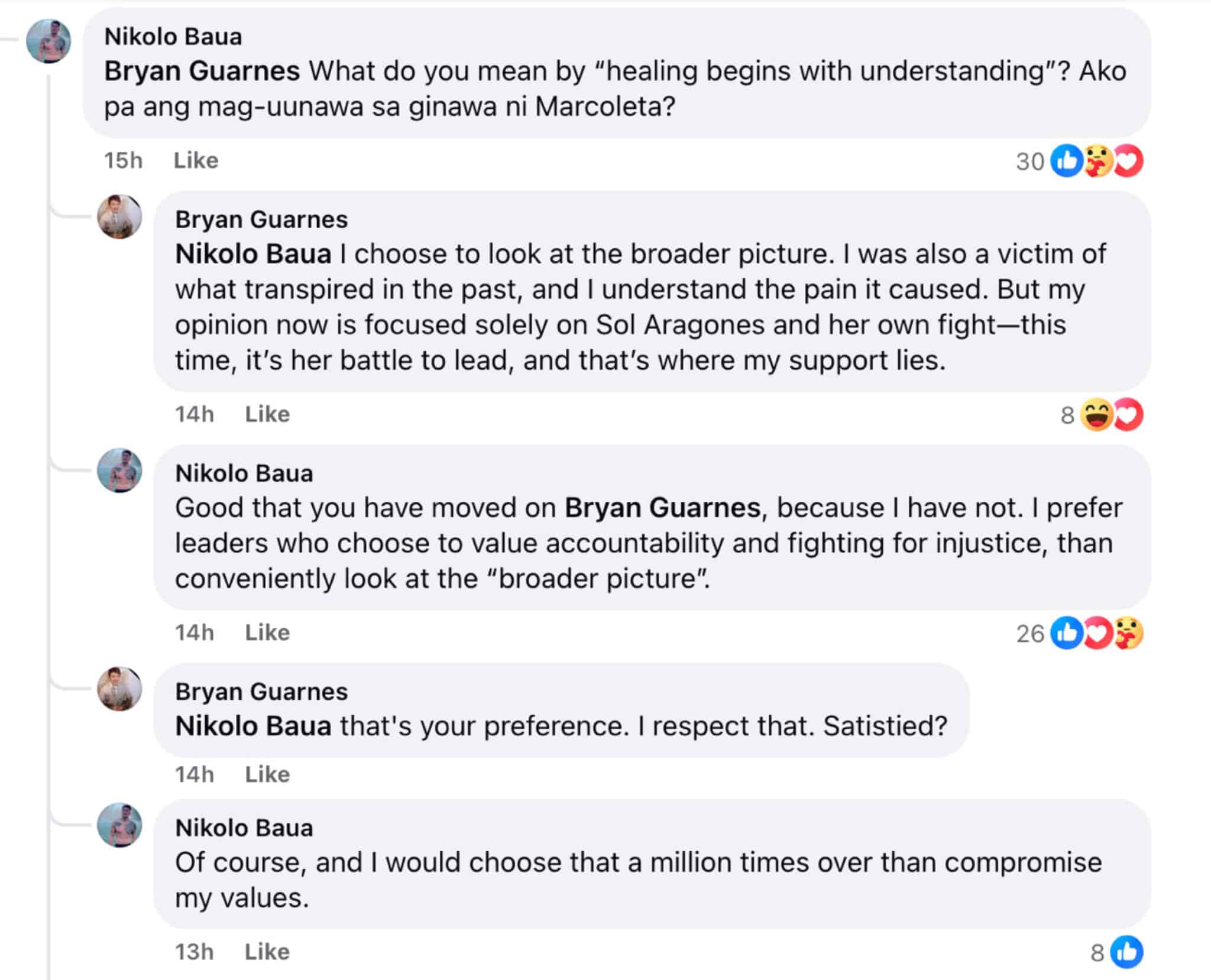 Ging Reyes dismayed by Sol Aragones support for Marcoleta