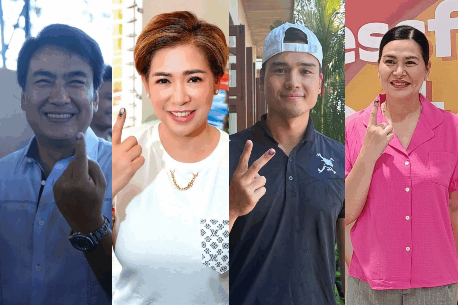 Celebs, personalities running in 2025 elections cast their votes