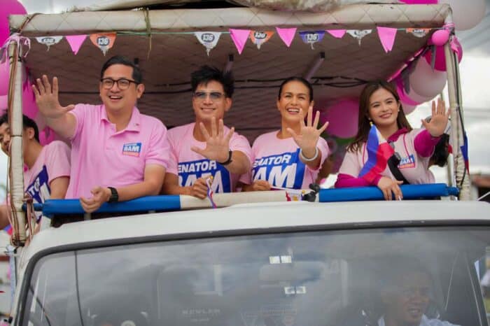 Iza Calzado, Piolo Pascual, Bea Binene join Aquino’s motorcade