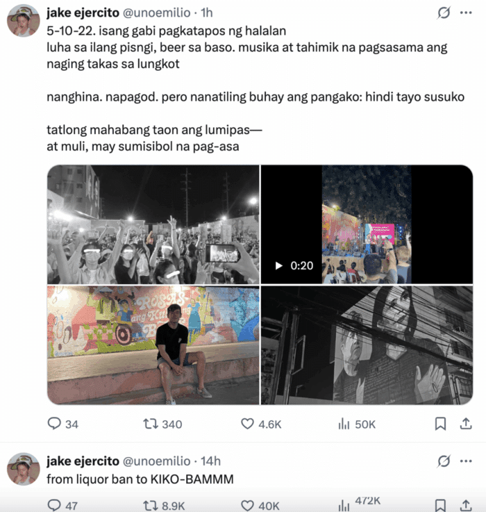 Celebrities on Bam Aquino, Kiko Pangilinan in Senate Magic 12