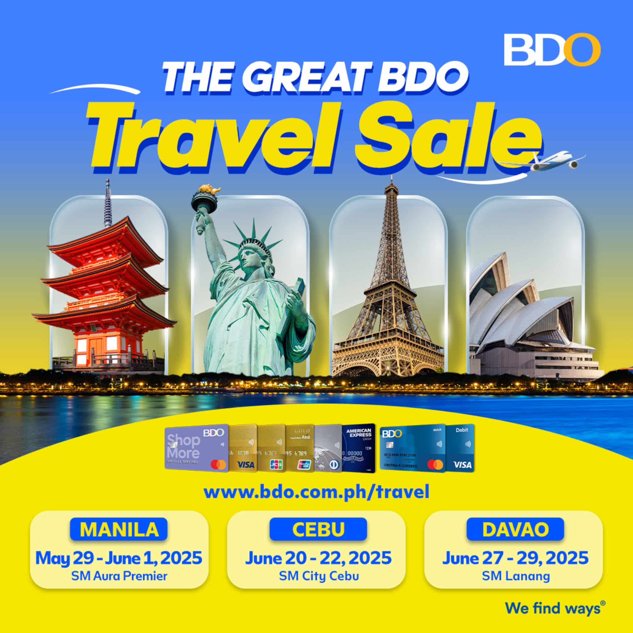 Deals that take you places: Get onboard, The Great BDO Travel Sale is back