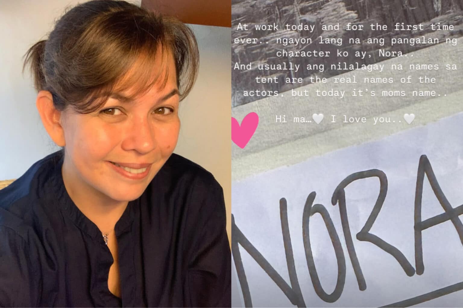 Lotlot de Leon portrays character named Nora for first time