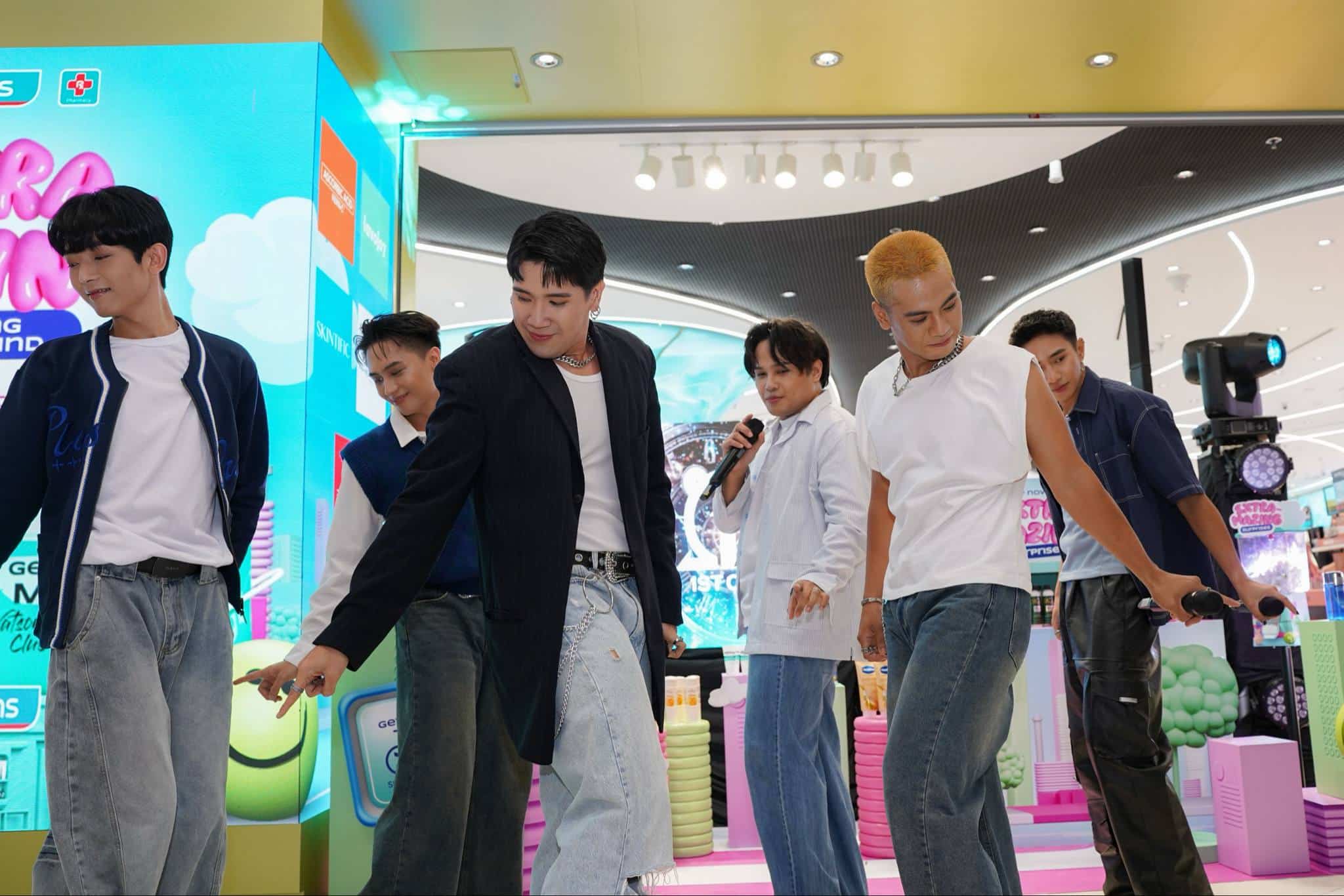 1ST ONE captivates at mall performance after Round Festival stint