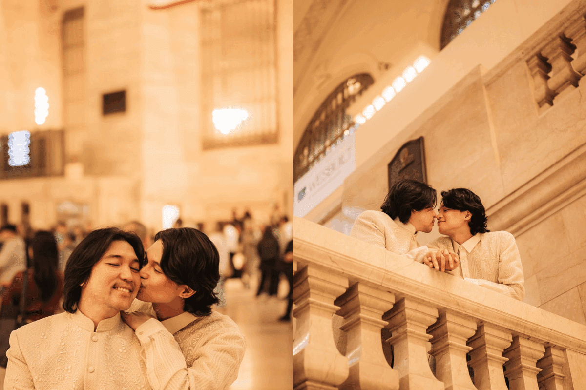 Adrian Lindayag marries non-showbiz partner Michael Dychiao