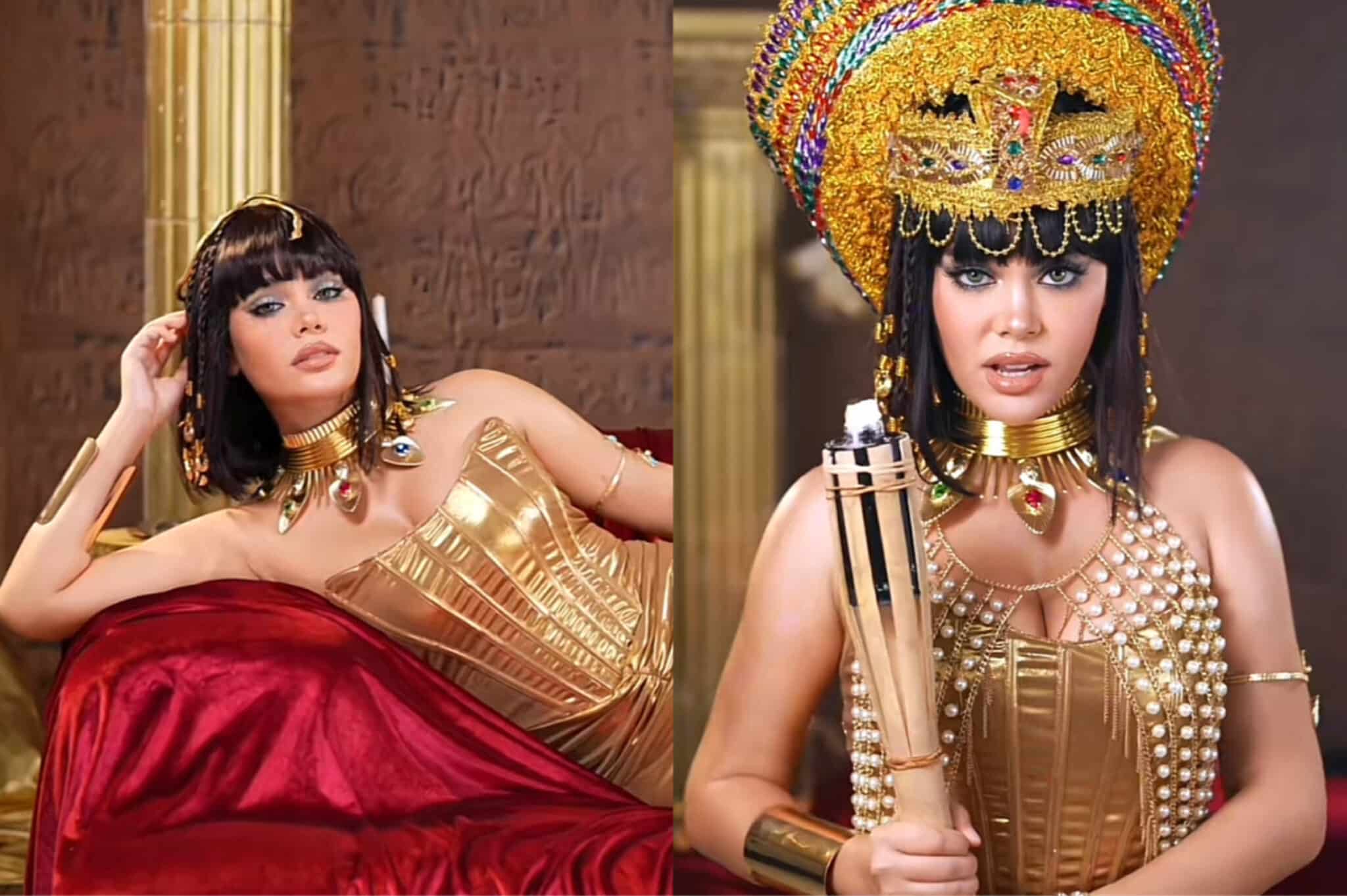 Ivana Alawi hops on Cleopatra makeup trend