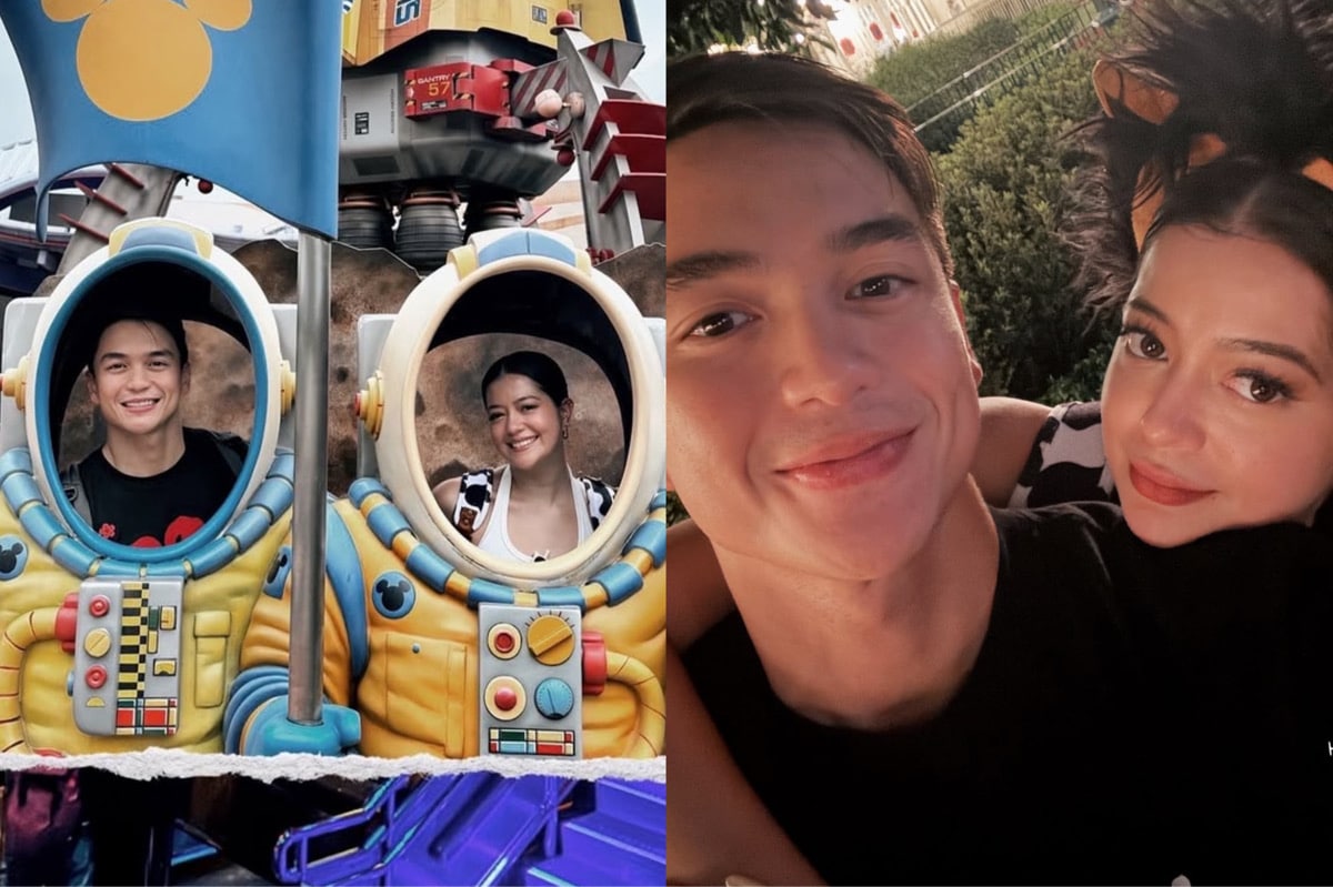 Sue Ramirez enjoys Disneyland with 'bbyyy' Dominic Roque
