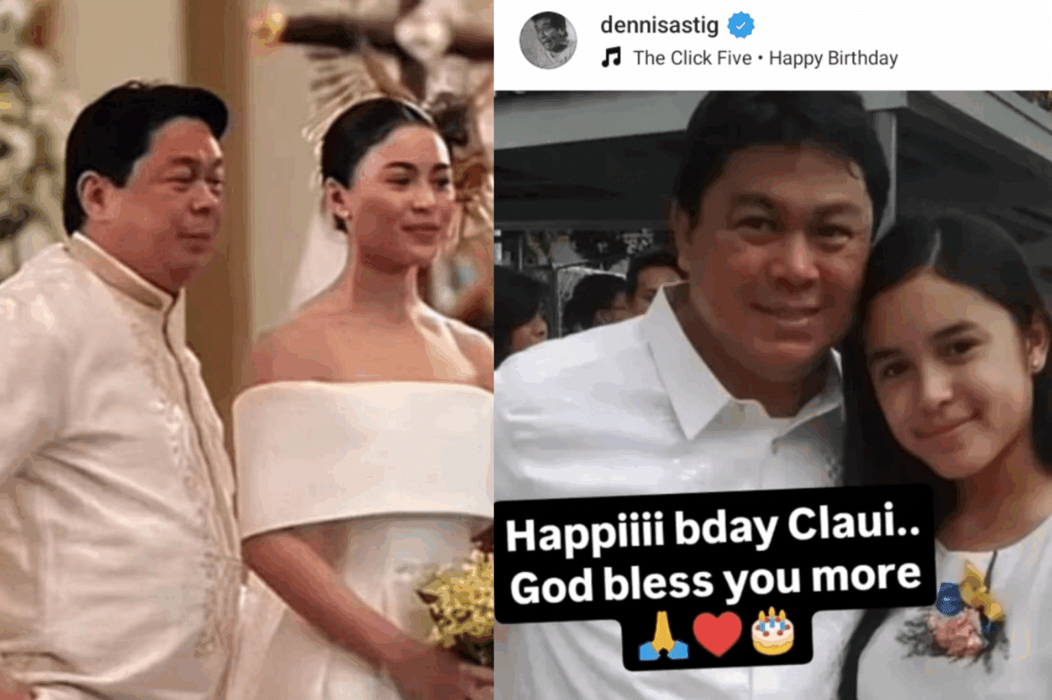 Dennis Padilla greets Claudia Barretto on her birthday