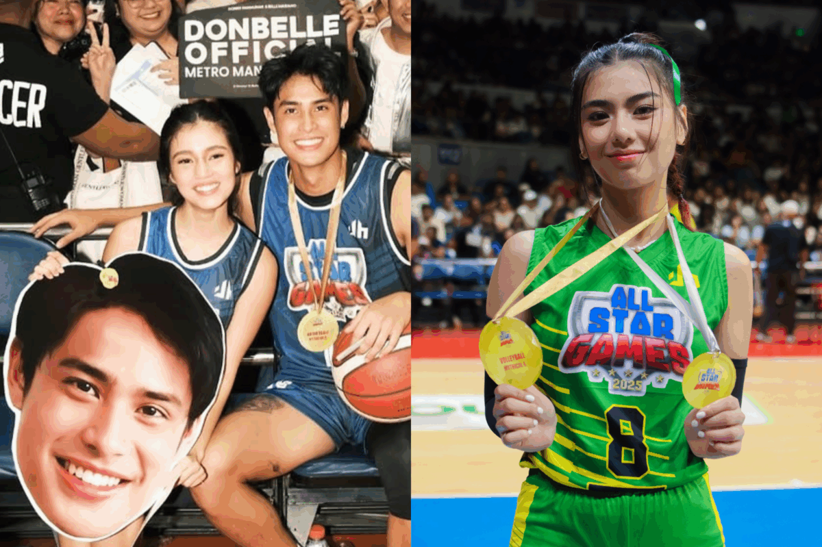 Donny Pangilinan, BINI Mikha show team spirit at All-Star Games