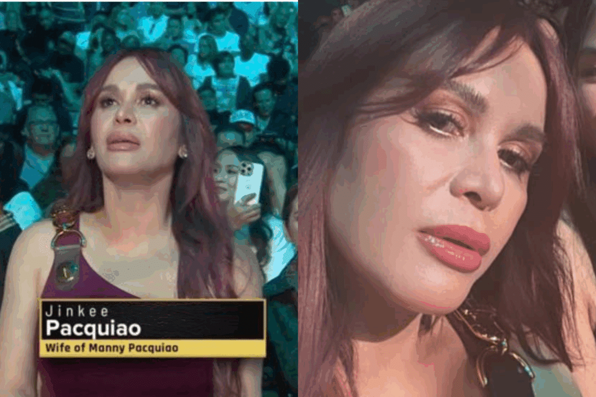 Jinkee Pacquiao a headturner during Manny’s fight vs Barrios