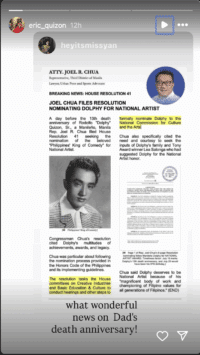 Zsa Zsa Padilla, Dolphy's kids mark his 13th death anniversary