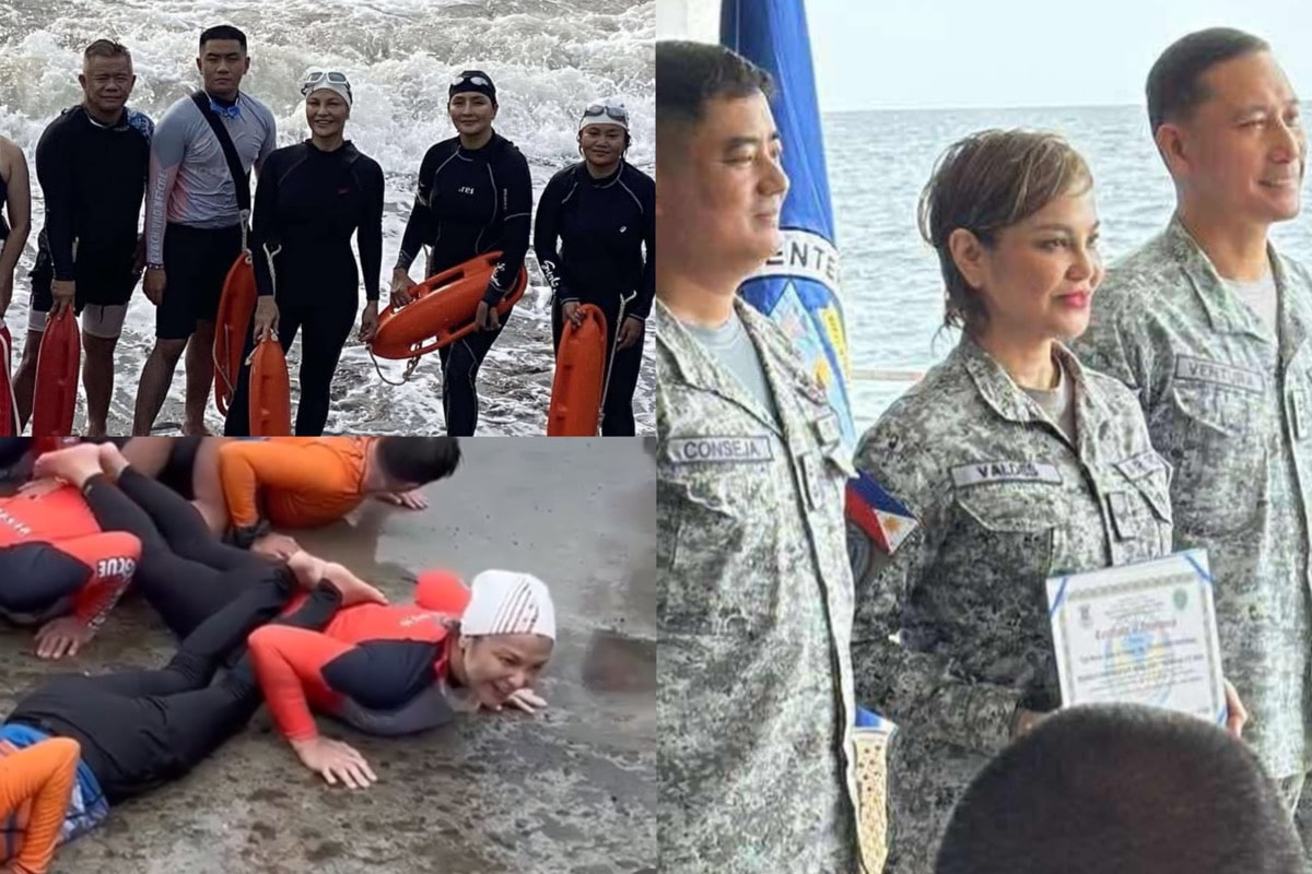 Eula Valdes undergoes search and rescue training