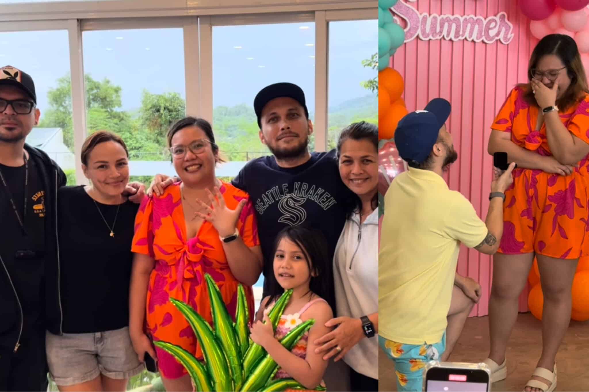 Lotlot de Leon celebrates brother Kenneth's engagement